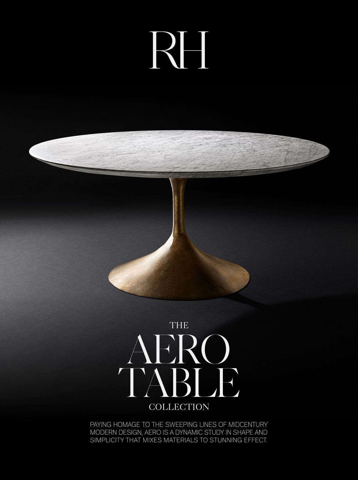 Restoration Hardware: The Aero Dining Table. An Iconic Silhouette. | Milled