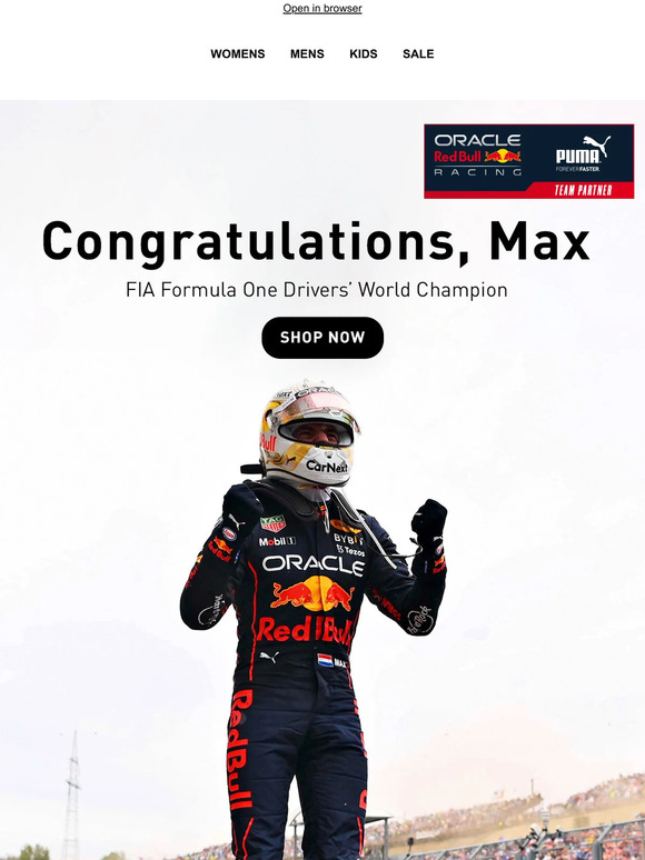 Puma: Max Verstappen Is Forever Faster | Milled