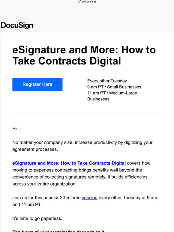 DocuSign: Today’s competitive business advantage is digital | Milled