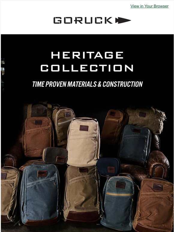 GORUCK: GR2 & Bullet Heritage Are Here | Milled
