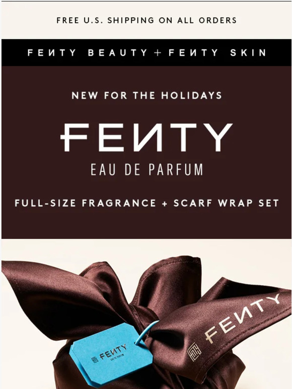 Fenty Beauty: NEW Fenty Eau de Parfum + Scarf Wrap Set | Milled