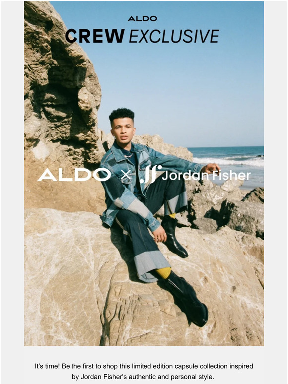 ALDO: Early access: ALDO X Jordan Fisher | Milled