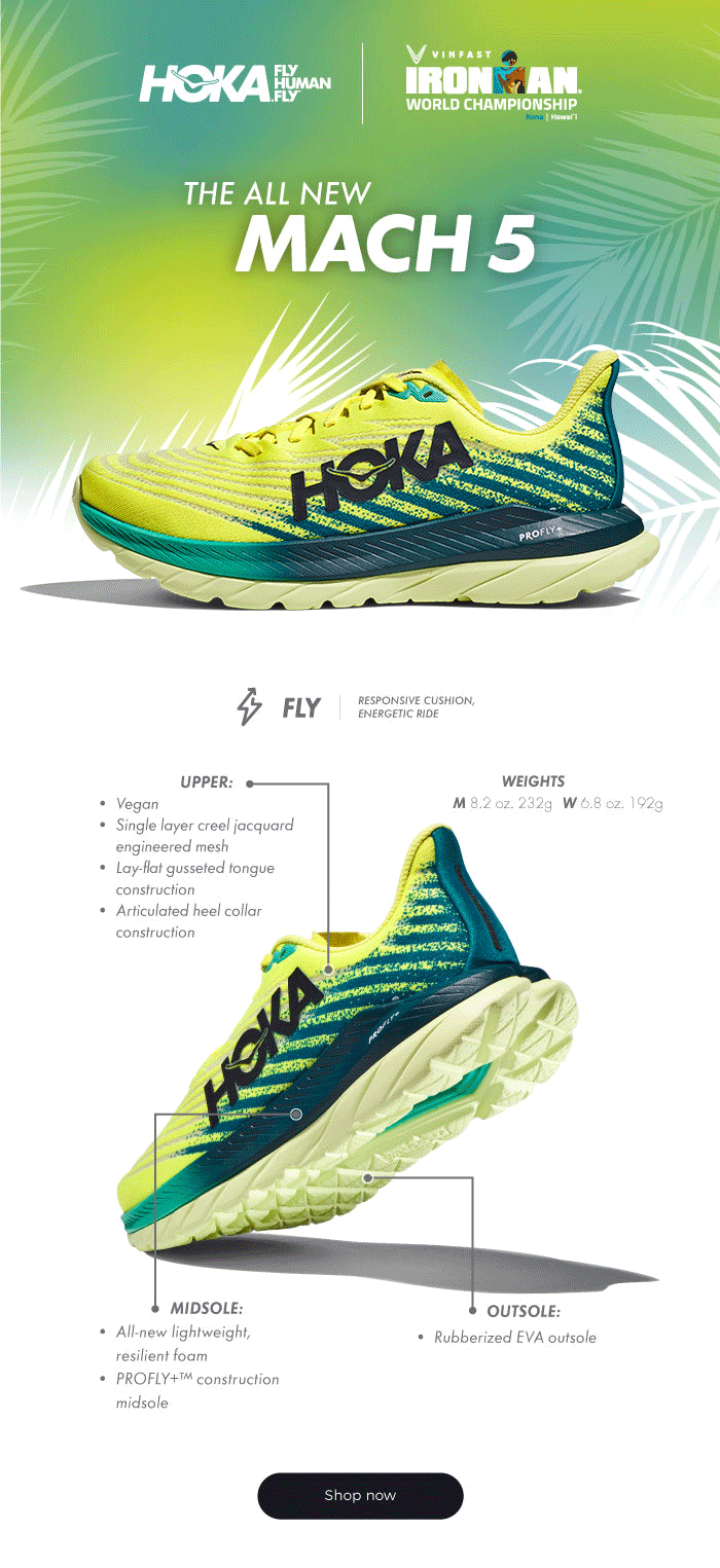 IRONMAN: 🏅 The All New Mach 5 HOKA X IRONMAN | Milled