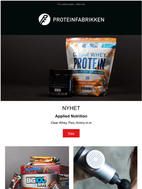 Proteinfabrikken: NYHET ! Applied Nutrition! | Milled