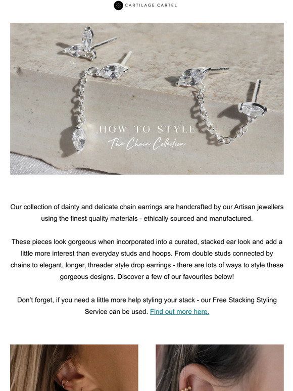 Cartilage Cartel: How To Style: The Chain Collection | Milled