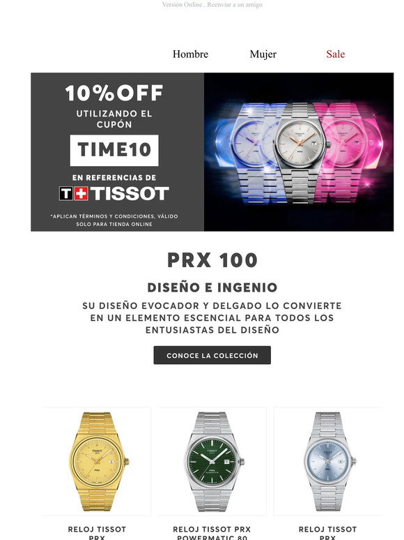 Time Square: 💥 ¡10%Off en Relojes TISSOT! 💥 | Milled