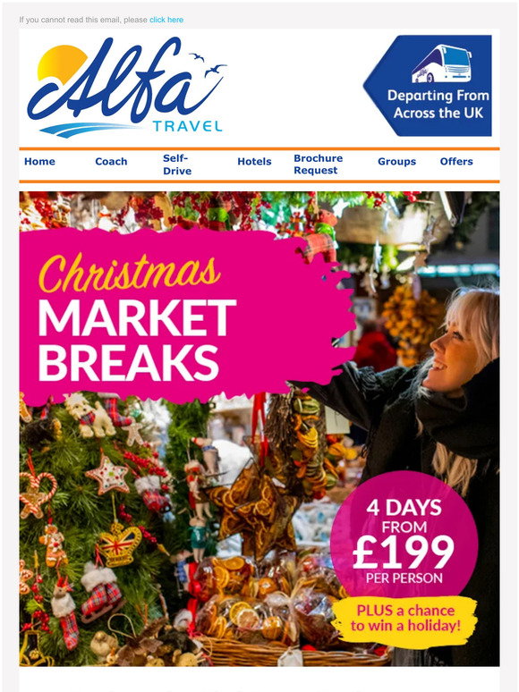 Alfa Travel: Enjoy a Christmas Market Break this Winter! 🚍🎄 | Milled