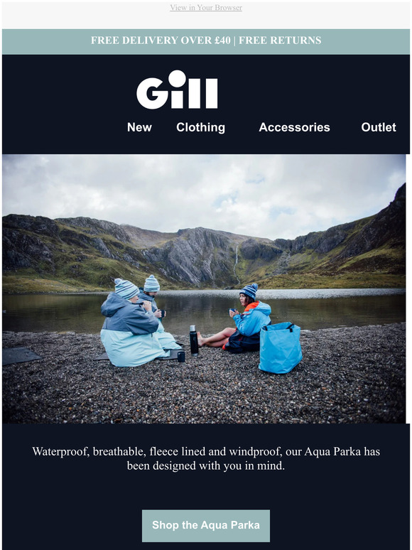 Gill Marine: Modesty covered, with our new range of changing robes | Milled