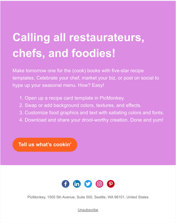 PicMonkey: Quick Tip: Customize Recipe Templates for International ...