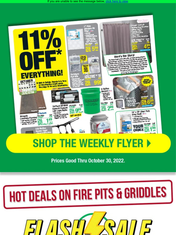 Menards: Fire Pit Under $30 PLUS New Weekly Ad! | Milled