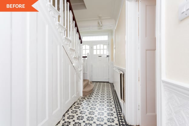 Kitchn: A Plain White Entryway’s Redo Makes Its 1910s Features Shine ...
