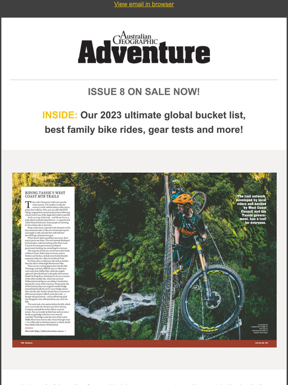 Australian Geographic: Adventure: Our 2023 ultimate global bucket list ...