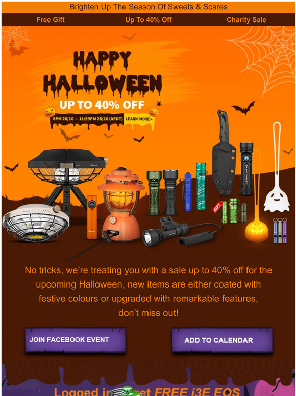 Olight: Halloween Release│Take A Peek If You Dare | Milled