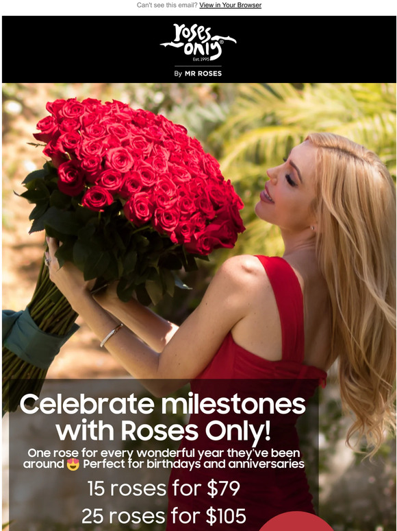 Roses Only: Celebrate milestones with Roses Only! Find the perfect ...