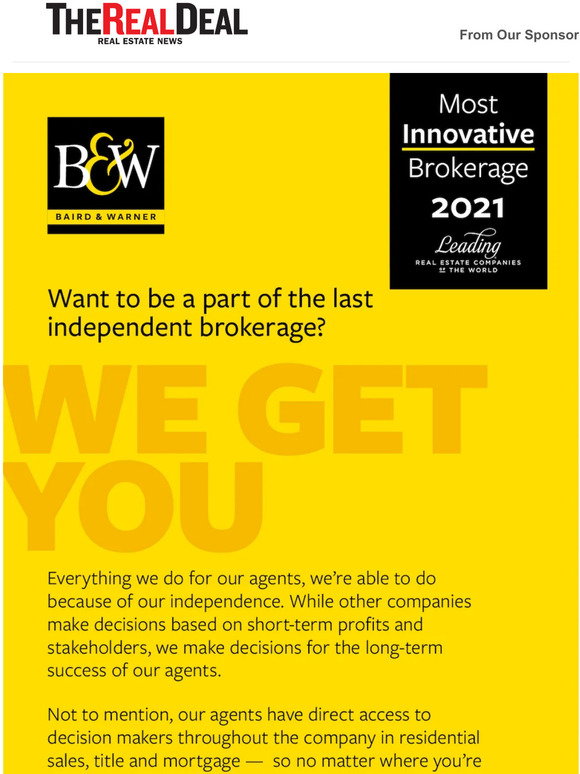 The Real Deal: Join a brokerage that’s focused on your long term ...