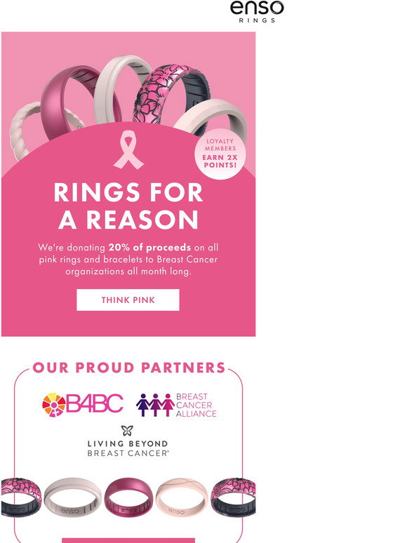 Enso Rings: Think pink! 💕💍🌸 | Milled