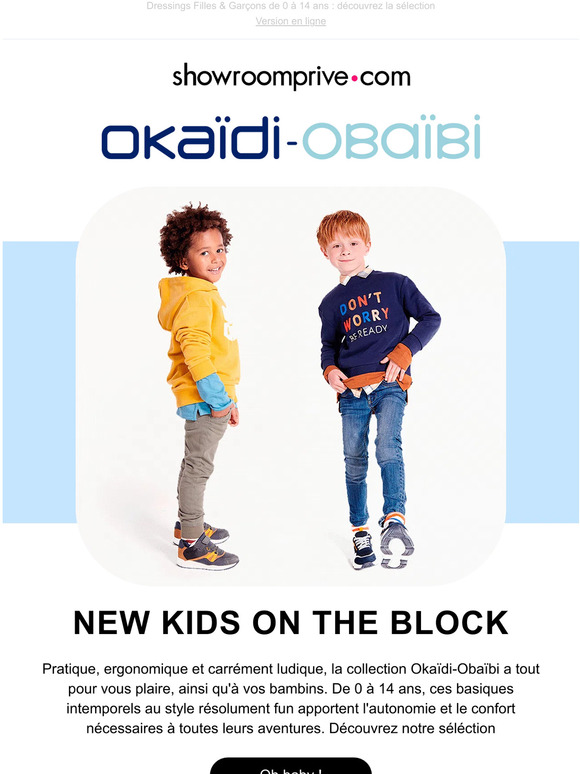 Showroomprive PT: Okaïdi-Obaïbi réveille la mode enfant. | Milled