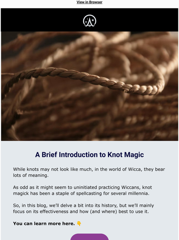 Wicca Academy: An introduction to knot magick 🍀 | Milled