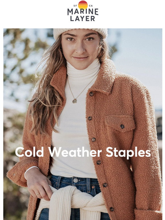 Marine Layer: Stop stealing his jacket. | Milled