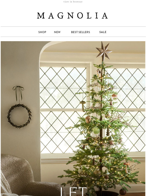 Magnolia: New, woodland-inspired holiday decor | Milled