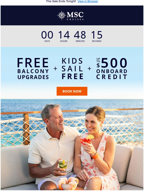 MSC Cruises: Calling All Cruisers 📣 Last Chance for Free Balcony ...