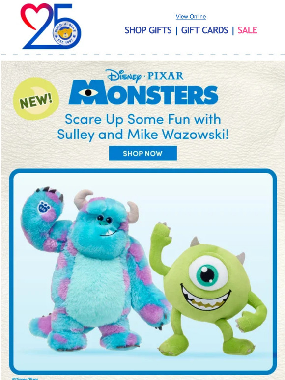 Build-A-Bear: NEW Disney & Pixar's Monsters, Inc. Collection! | Milled