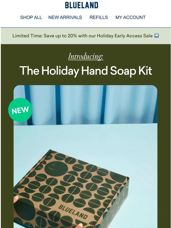 Blueland: Introducing: The Holiday Hand Soap Kit | Milled
