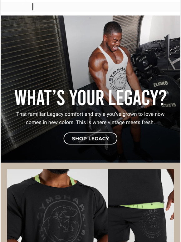 Gymshark: New colors for the Legacy collection | Milled
