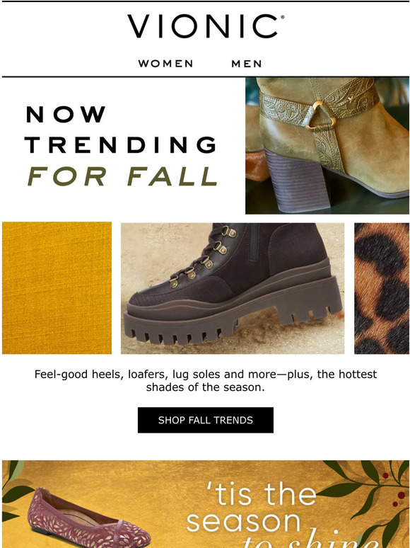 Vionic Group LLC: Fall’s Hottest Trends Revealed 🍂 | Milled