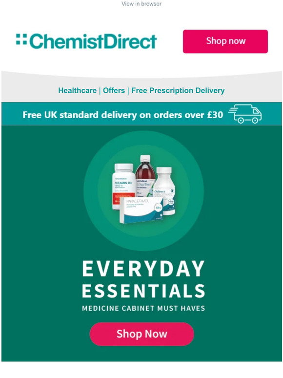 Chemist Direct: Great value everyday essentials | Milled