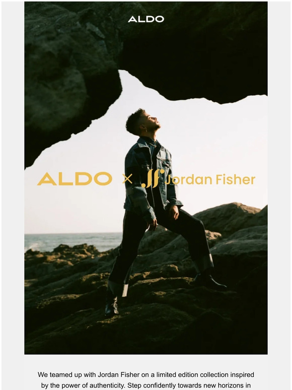 ALDO: ALDO x Jordan Fisher is here! | Milled