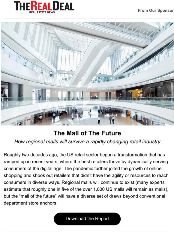 The Real Deal: The Mall of The Future - How regional malls will survive ...