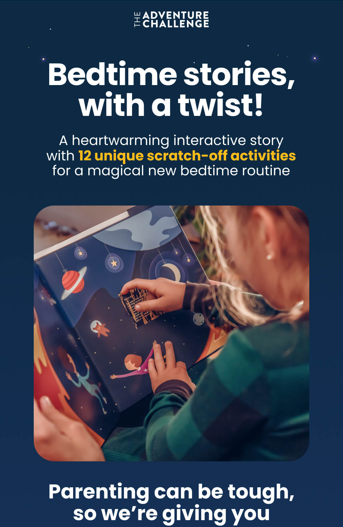 The Adventure Challenge: Bedtime stories... with a twist! | Milled