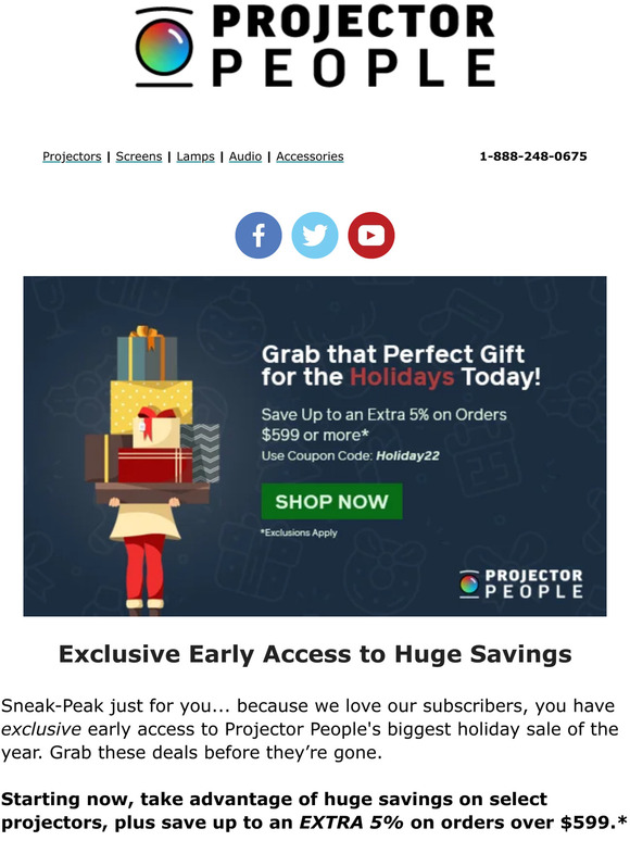 Projector People: Early Access to Porjector People Biggest Sale of the ...