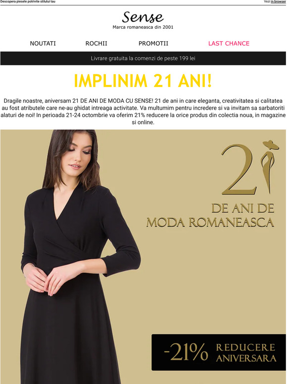 fashionsense: Sarbatorim 21 DE ANI DE MODA ROMANEASCA! Surprize si ...