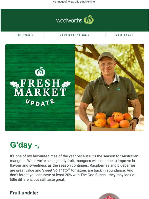 Woolworths: —, discover great value fresh fruit and veg | Milled