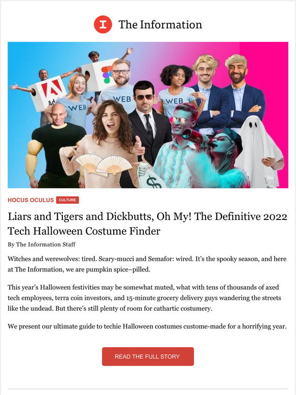 The Information: The Top 20 Tech Halloween Costumes | Milled