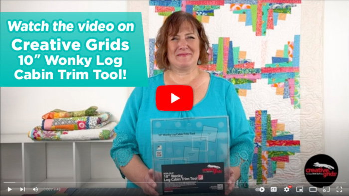 Keepsake Quilting: 🧵The new 10" Wonky Log Cabin Trim Tool is Sew Much ...