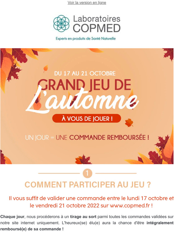 Copmed: Chaque jour = Une commande remboursée ! 🍀 | Milled