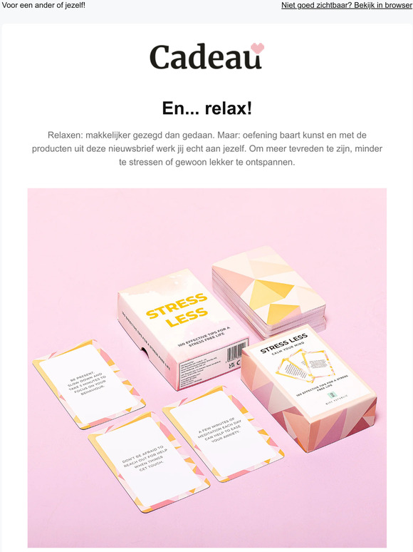 Cadeau.nl: Zet jezelf op de eerste plek, met deze cadeaus | Milled