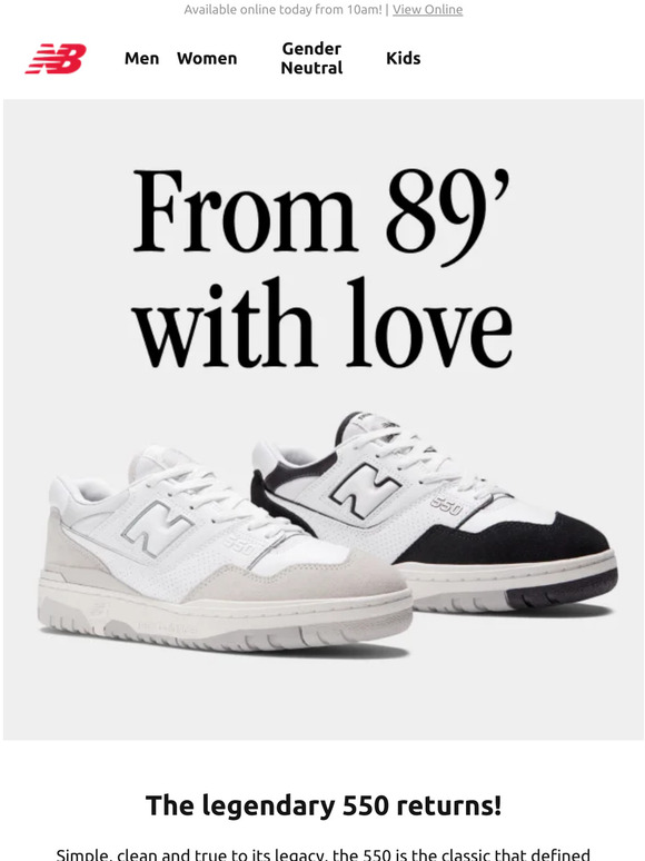 New Balance: New Colours. Same Iconic 550. | Milled