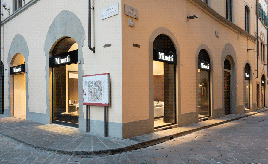 Minotti: MINOTTI FIRENZE BY BELVEDERE FLAGSHIP STORE | Milled