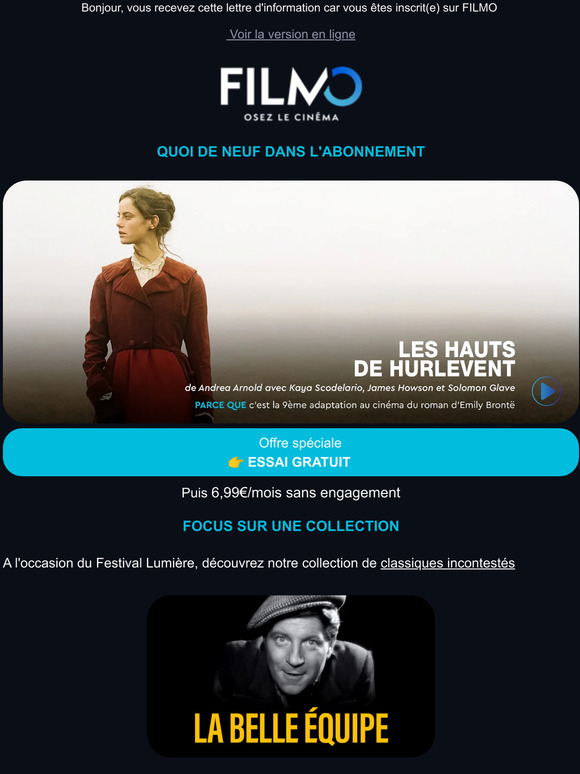 FilmoTV: Une nouvelle vision du chef-d'oeuvre d'Emily Brontë | Milled