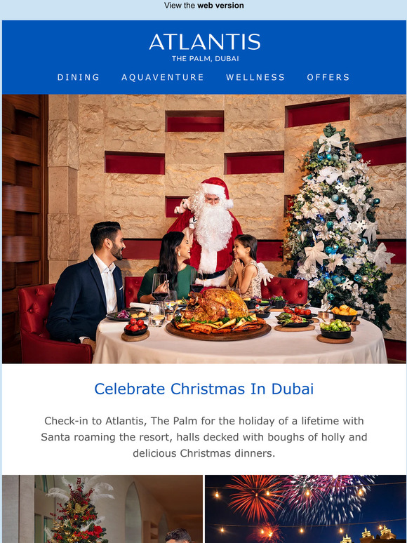 Atlantis, The Palm: Complimentary Christmas Dinner! 🎄 | Milled