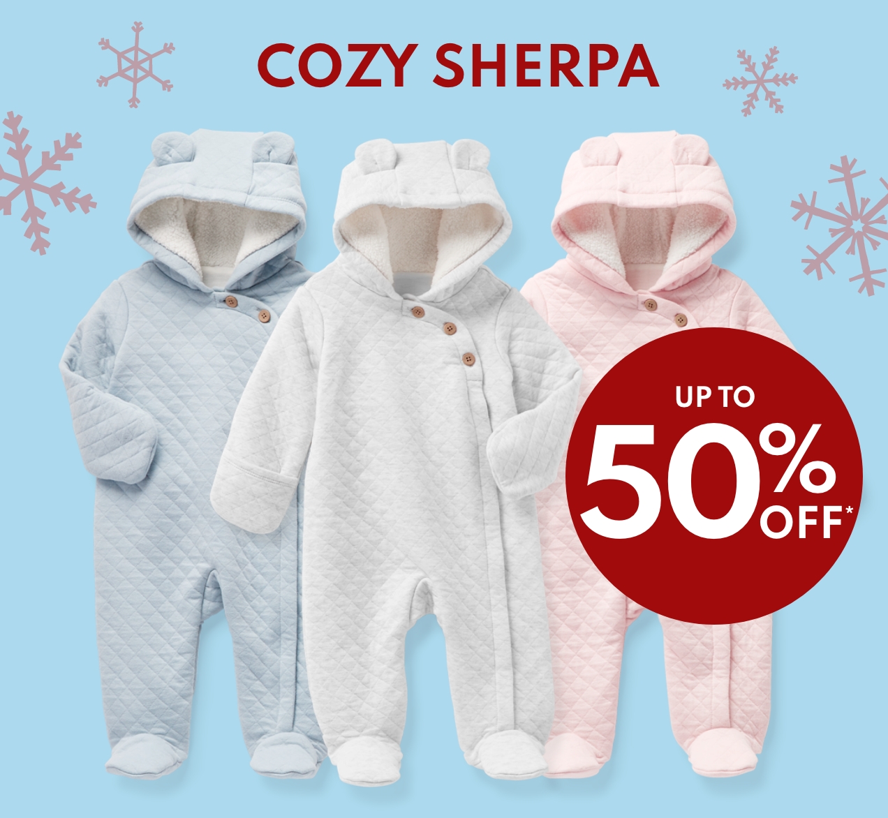 Carter's: UP TO 50% OFF | Extra cozy sherpa 🐻 | Milled