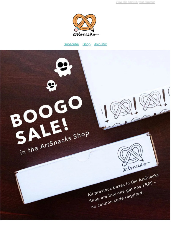ArtSnacks: BOOGO Sale! 🎃 | Milled