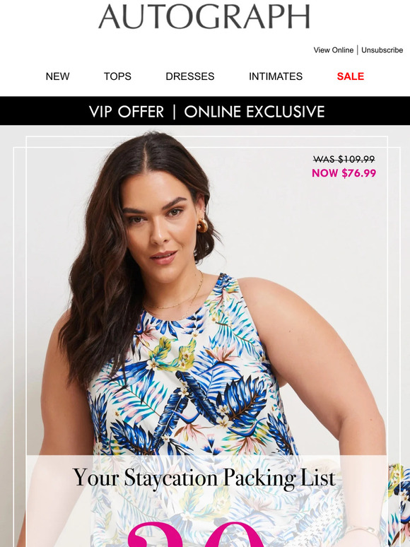 Autograph Fashion: 🏝️ 30% Off Your Staycation Checklist! | Milled