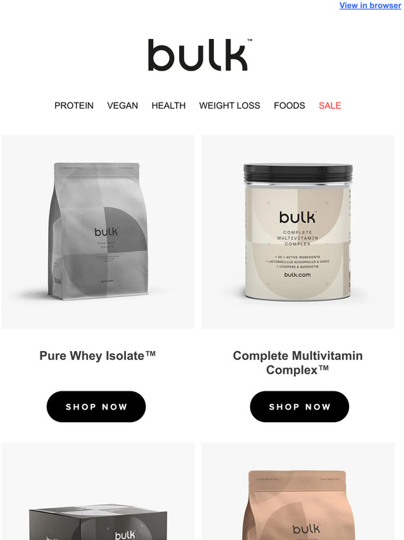 BULK POWDERS UK: Did you like what you see? | Milled