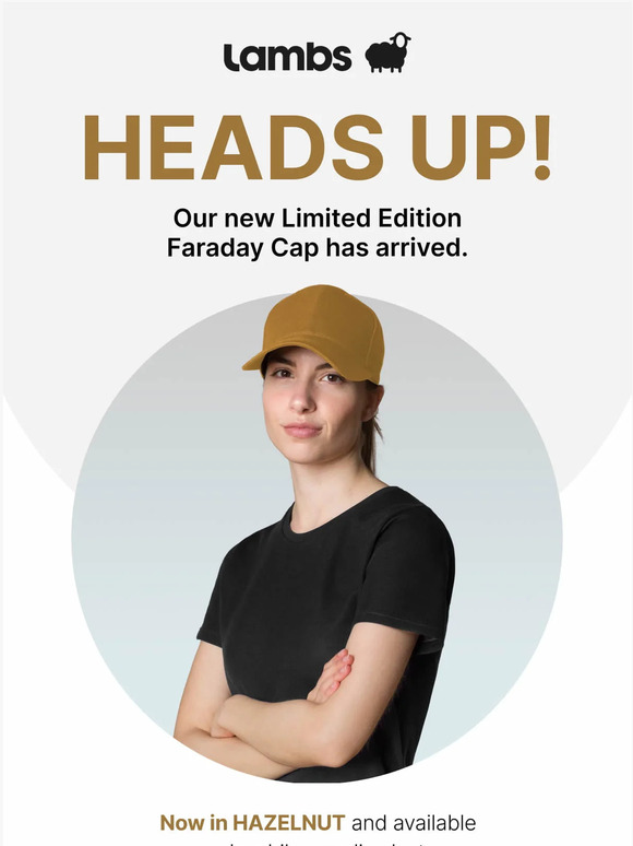 HAVN: INCOMING! Limited edition Faraday Cap in Hazelnut | Milled