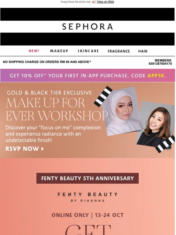 Sephora: 📣 30% off FENTY BEAUTY and FENTY SKIN* 🙌 | Milled